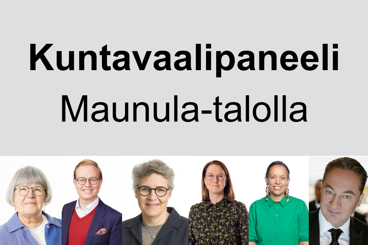 Kuntavaalipaneeli Maunula-talolla 4.4.2025 - Maunula-talo - Helsingin ...